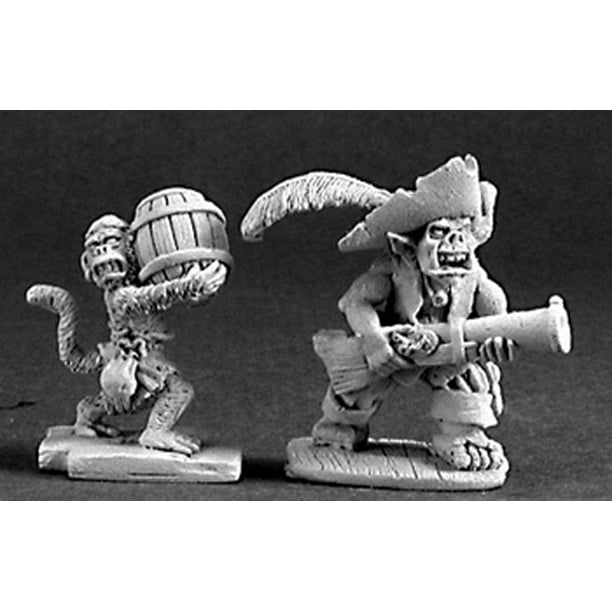 Reaper Miniatures Goblin Pirate & Powder Monkey 03211 Dark Heaven ...