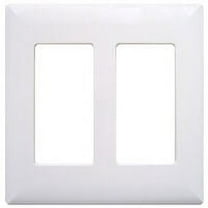Pass & Seymour RV/Mobile Home White Double Snap-On Plate for Switches ...