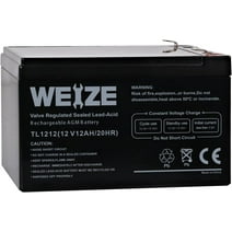 12V 12Ah F2 Sealed Lead Acid - AGM - VRLA Replacement Battery for ...