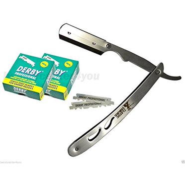 Classic Samurai Stainless Steel Professional Barber Straight Edge Razor ...