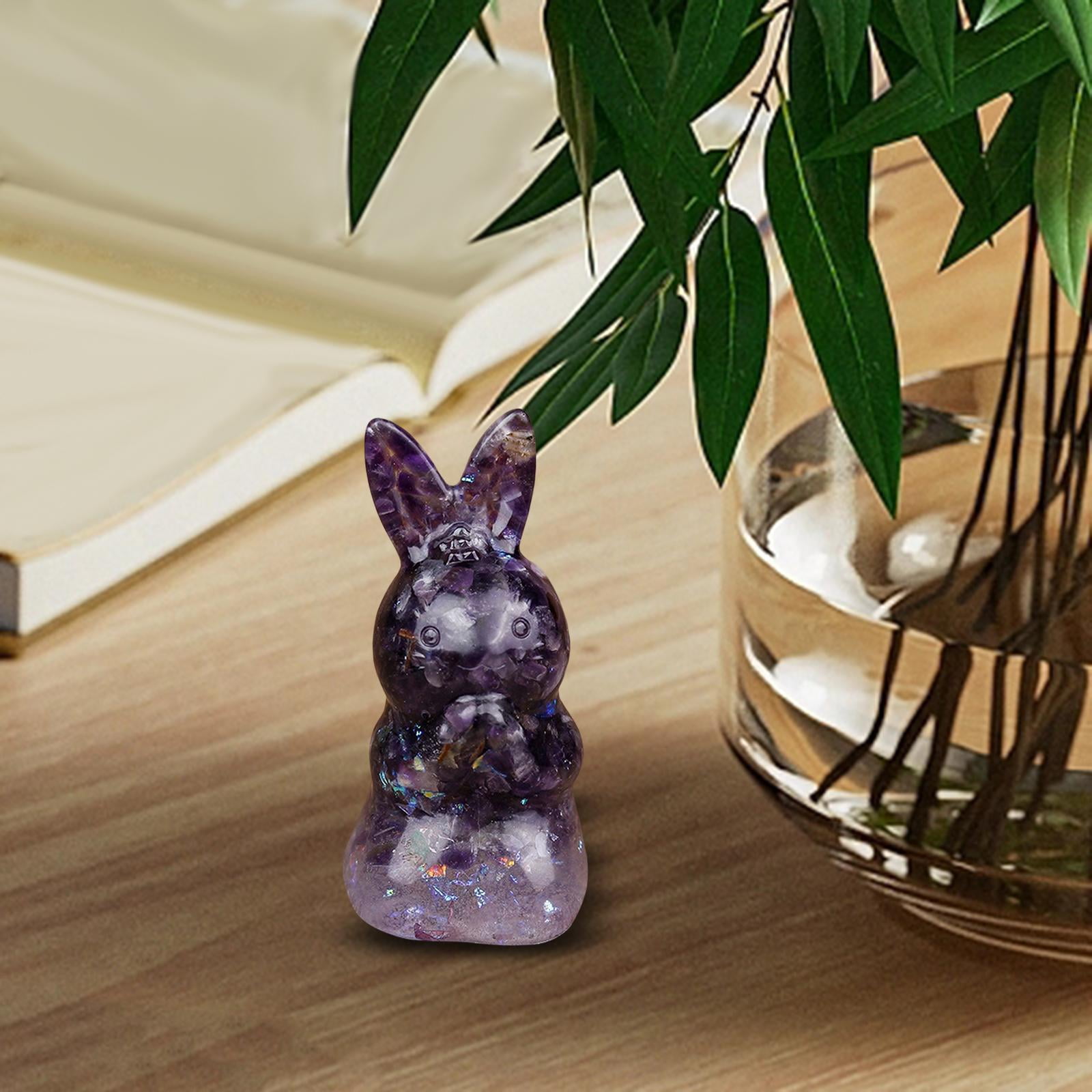 Rabbit Statues Figurines Home Table Centerpiece Ornament Desk Shop ...