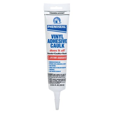 Dap 00101 White Phenoseal Does It All Vinyl Adhesive Caulk 5.5-Ounce ...