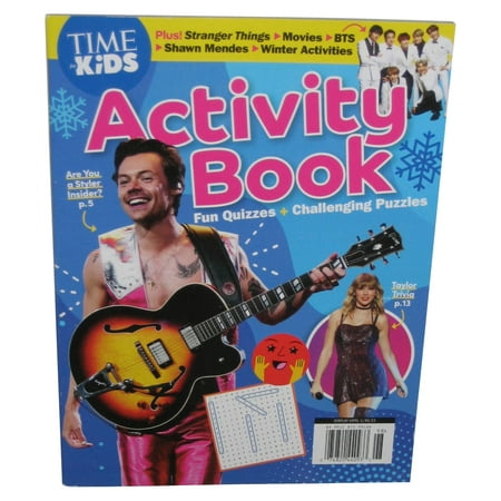 Time Kids Activity Fun Quizzes & Challenging Puzzles 2023 Magazine Book ...