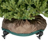 TreeKeeper Large Upright Tree Storage Bag w/ Rolling Tree Stand ...