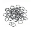 Uxcell 1.2mm x 9mm Fishing Split Rings, 50 Pack 304 Stainless Steel Double Flat Ring for ...