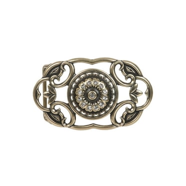 Rectangular Western Belt Buckle with Turquoise Stone - Walmart.com