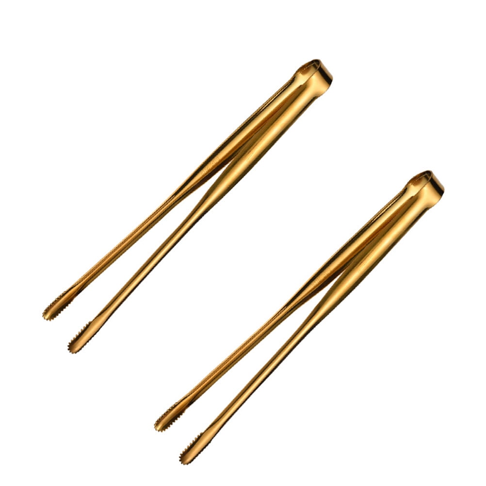 Click here for Ounona 2pcs Multifunctional Food Tongs Golden Heat... prices