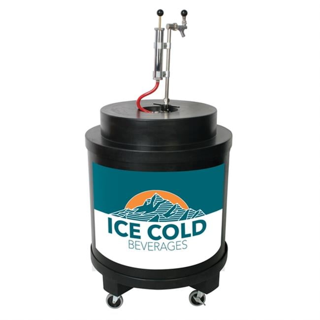 lowa Rotocast Plastics 3051003 Super Cooler I Beverage Cooler - Black ...