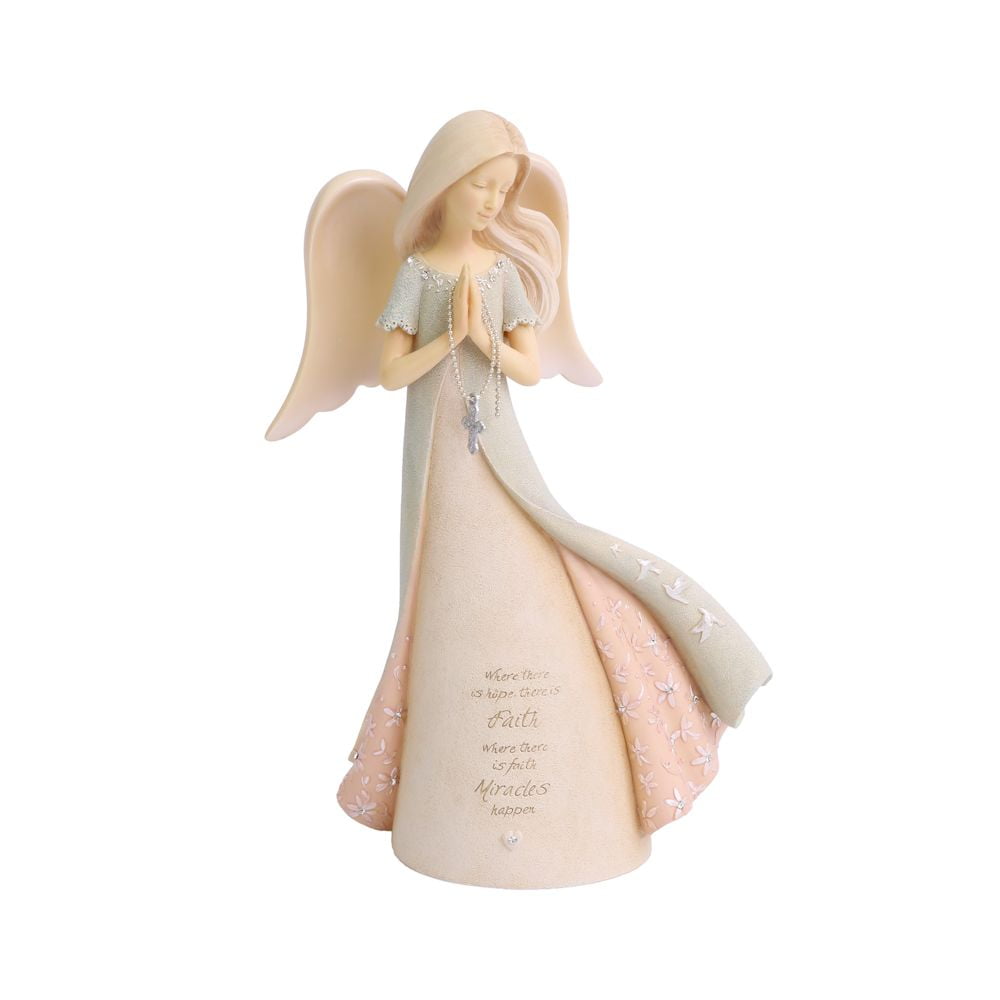Foundations Faith Angel Figurine 6005229 New - Walmart.com - Walmart.com