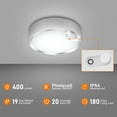 Motion Sensor Ceiling Light Battery Operated Indoor/Outdoor LED Lights ...