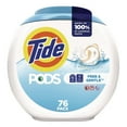 Tide, Laundry Detergent PODS, 76 ct, Free & Gentle - Walmart.com