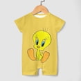 Animated Tweety Looney Tunes Baby One-Piece Rompers Summer Short Sleeve ...