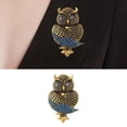 ANXPTIME Owl Brooch Retro Styles Jewelry Sturdy Metal Craftsmanship ...