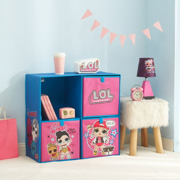 LOL Surprise Kids Storage Cubby Organizer Set - Walmart.com - Walmart.com