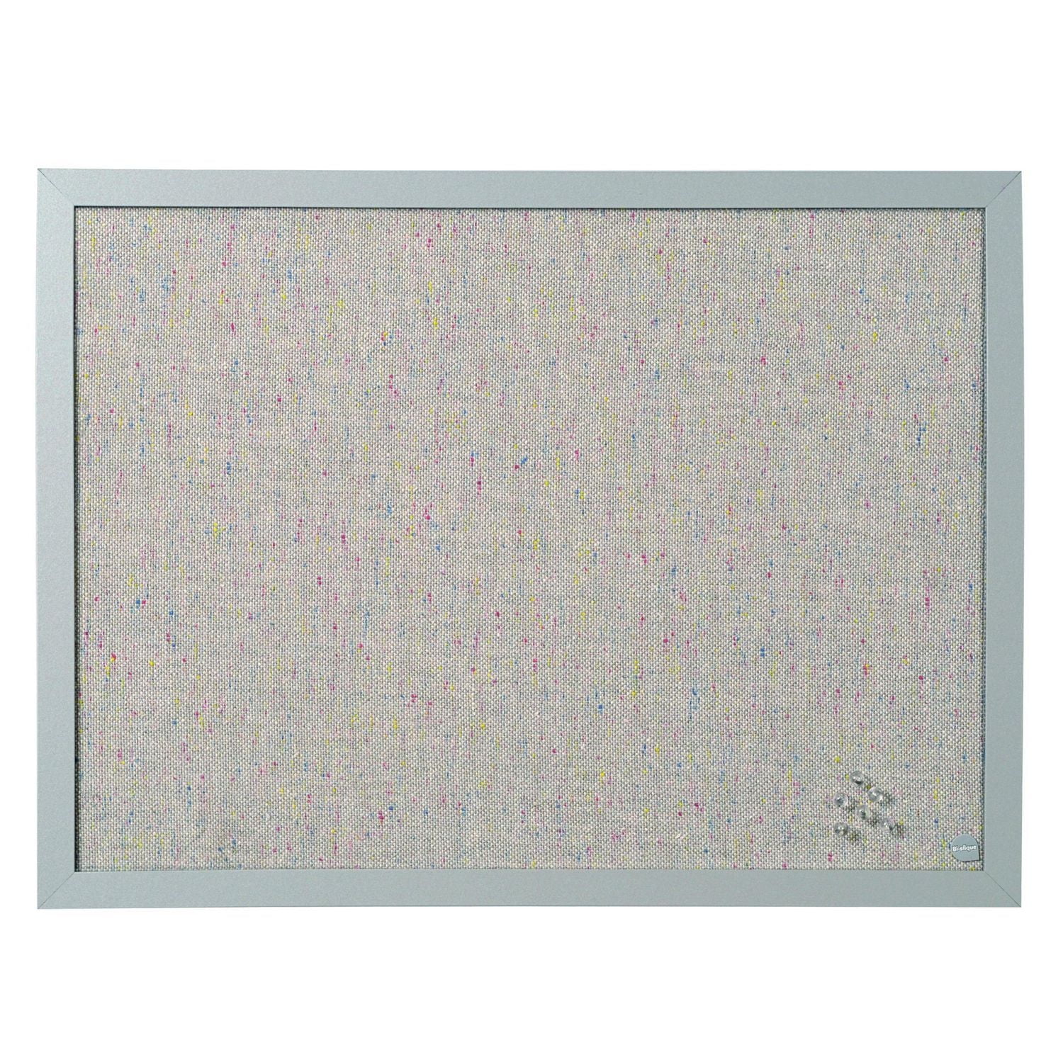 MasterVision Pearl Fabric Push Pin Bulletin Board for Home or Home ...