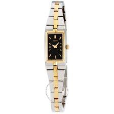 Seiko - Seiko Women's Ladies' Bracelet Watch - Gold & Stainless - Black ...