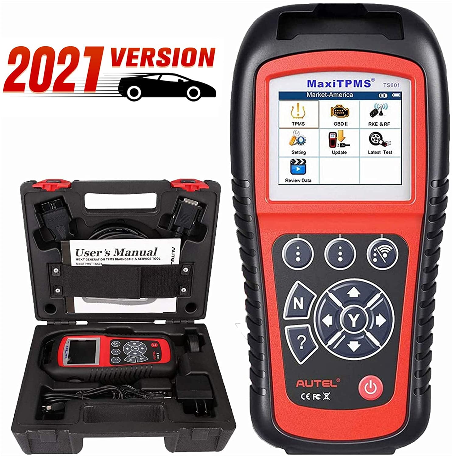 Autel Ts601 Tpms Relearn Tool Sensor Programming Tool Obdii Code Reader
