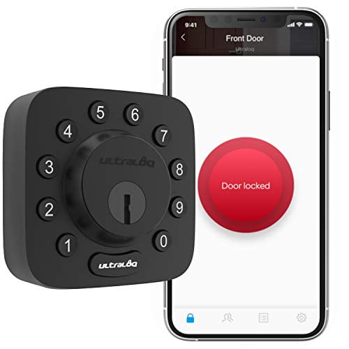 5-in-1 Keyless Entry Door Lock with Bluetooth and Keypad, ANSI Grade 1 ...