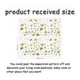 1set PVC Wall Stickers Wall Decoration Flower Pattern 390x900mm 2 ...