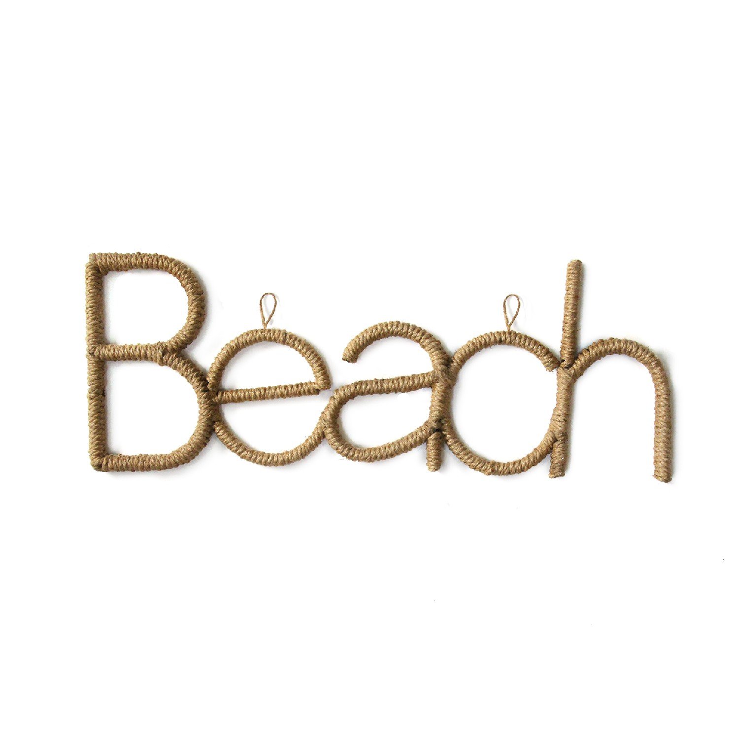 Stratton Home Decor Rope Beach Sign - Walmart.com