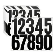 3 Inch House Numbers 3D Number Mirror Wall Stickers Self-Adhesive for ...