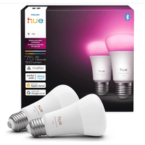 Philips-hue, Smart LED Bulb Starter Kit, A19, Color and White Ambiance ...
