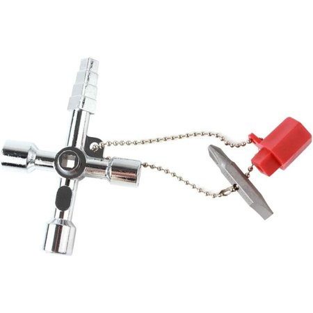 4-way universal utility socket for plumbers Alloy, square Triangle ...