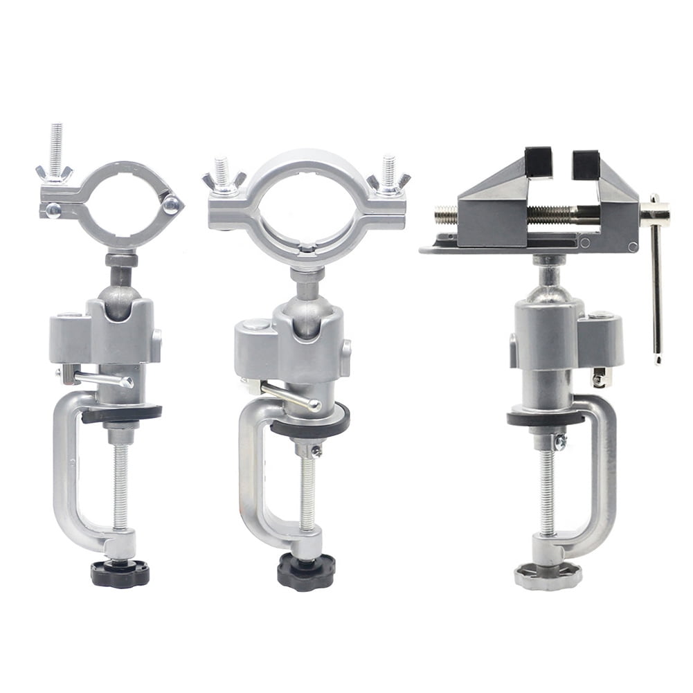 Universal 360-Degree Rotating Table Vise for Electric Drills - Aluminum ...