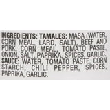 Derby Authentic Mexican Beef and Pork Tamales with Chili Sauce, 15 oz ...