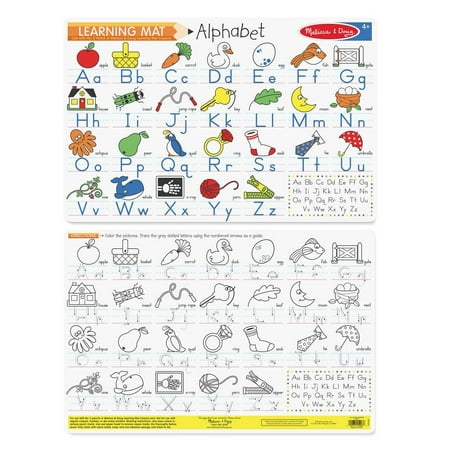 Melissa & Doug Alphabet Write-A-Mat Puzzle (6 Pieces) | Walmart Canada