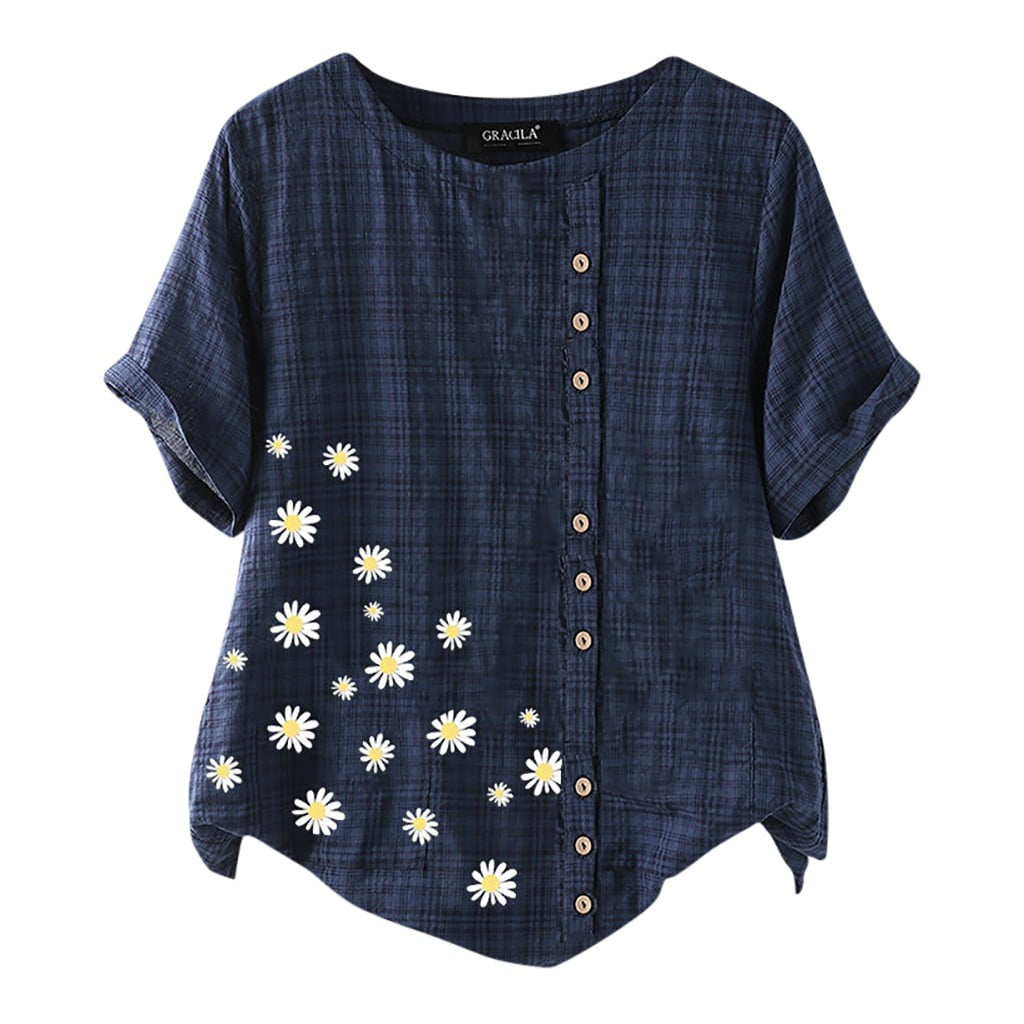 Click here for Unbranded Women Tops 3/4 Sleeve Women Daisy Floral... prices