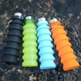 LNKOO Collapsible Foldable Water Bottle, Silicone Lightweight 18 oz ...