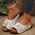 BADHUB Flower Sandals for Women With Arch Support Ladies Comfortable ...