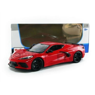 2020 Chevrolet Corvette Stingray C8 Red 1/18 Diecast Model Car by ...