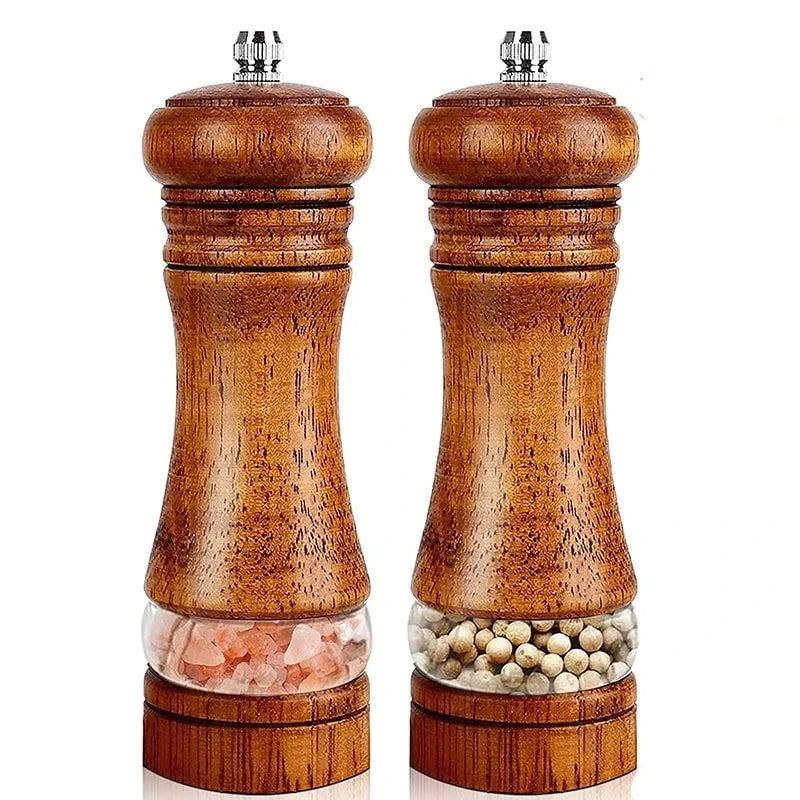 Click here for Kitchenjoint Acacia Wood Salt And Pepper Grinder S... prices