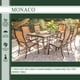Hanover Monaco 7-Piece Outdoor Patio Dining Set with Porcelain Tile 68 ...