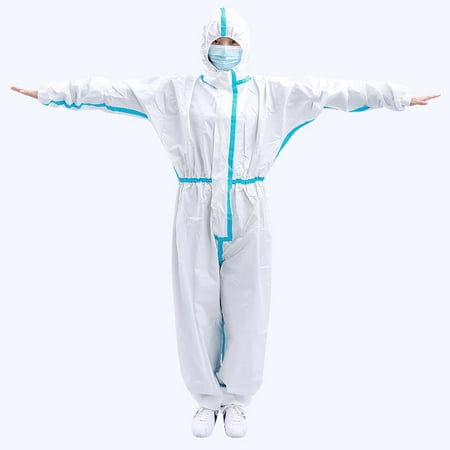 HUACA Disposable medical protective clothing one-piece pressed adhesive ...