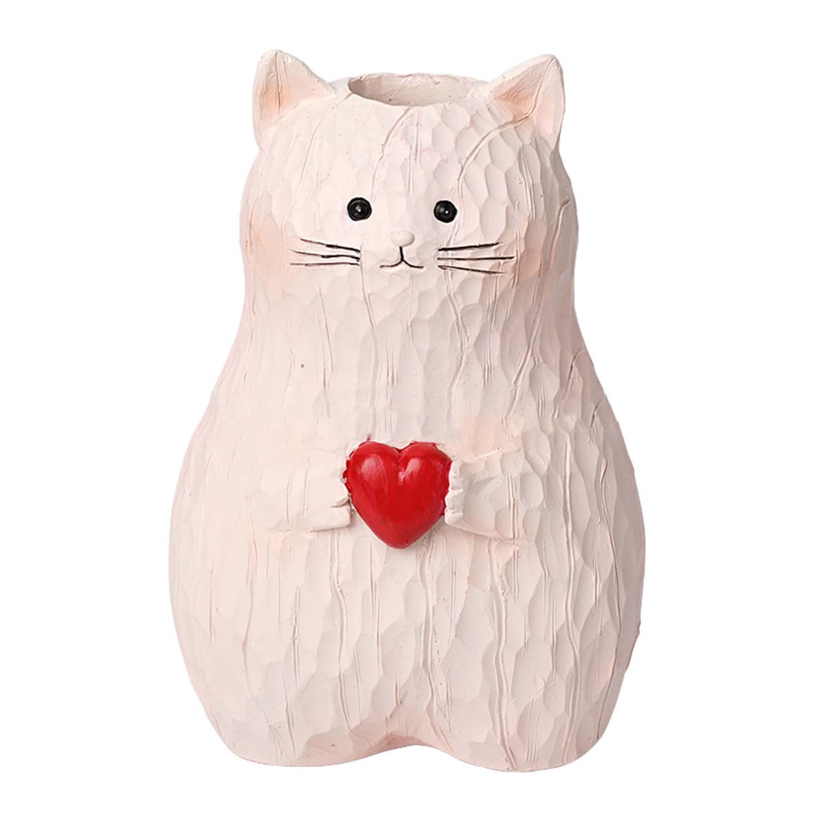 Click here for Binwennn Cat Vase Resin Cat Shaped Vase Cat Statue... prices