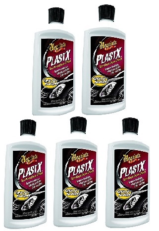 Meguiar's G12310 PlastX Clear Plastic Cleaner & Polish - 10 oz. (5 pack ...