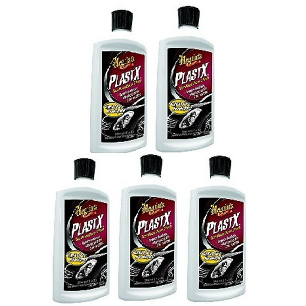 Meguiar's G12310 PlastX Clear Plastic Cleaner & Polish - 10 oz. (5 pack ...
