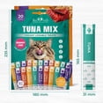 Beloved Pets Creamy Lickable Cat Treats & Wet Food Squeeze Tubes, 40 ...