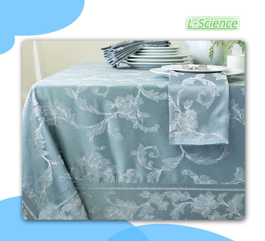 Harmony Scroll Woven Damask Fabric Tablecloth - Walmart.com