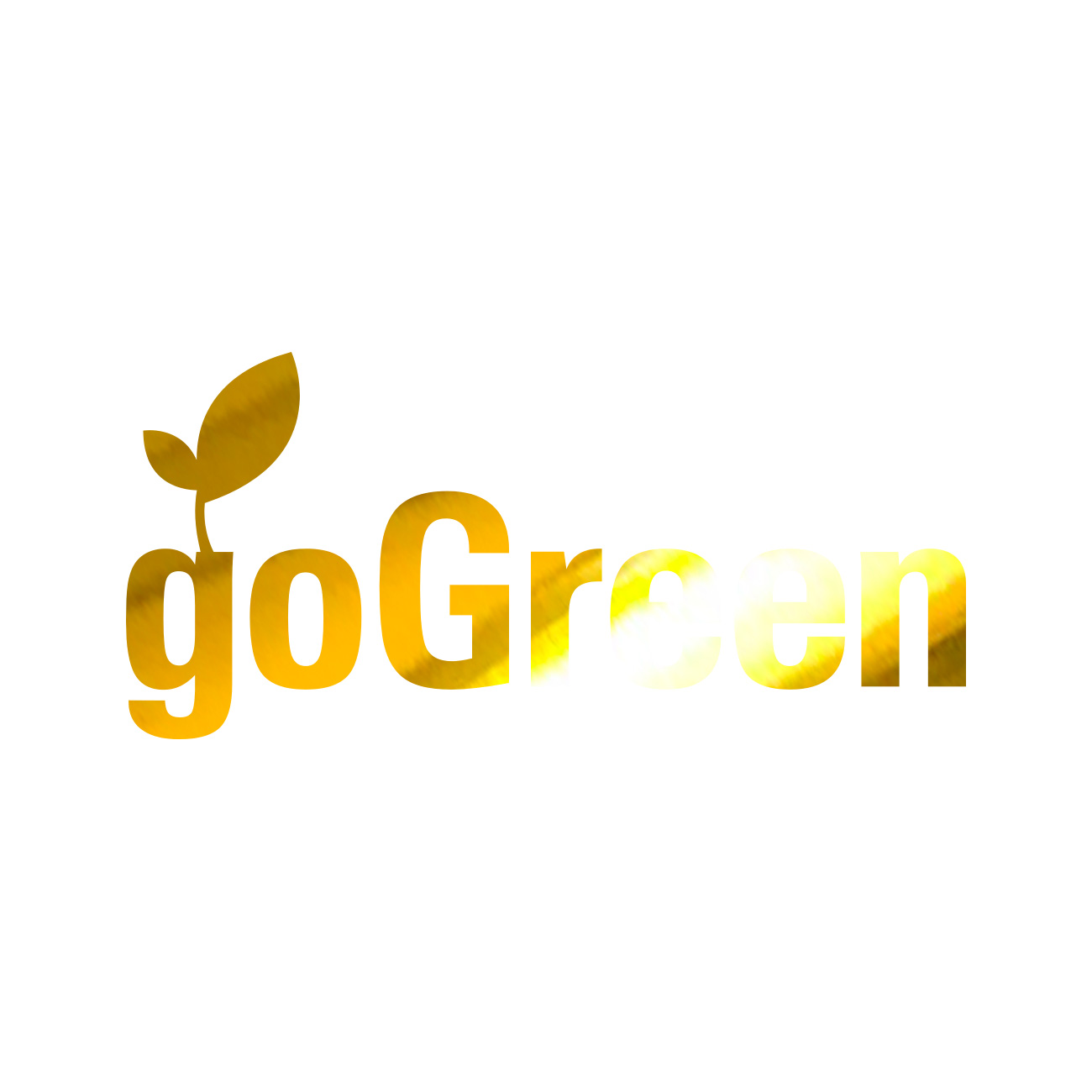 Go Green Sticker Decal Die Cut - Self Adhesive Vinyl - Weatherproof ...