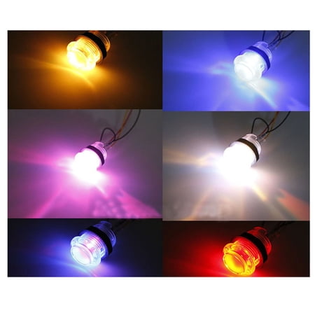 Illuminated Push Button Transparent Fittings Console Switch Arcade Self ...
