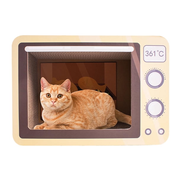 Corrugated Cat House Tent House Catnip for Furniture Cats Floor Indoor ...