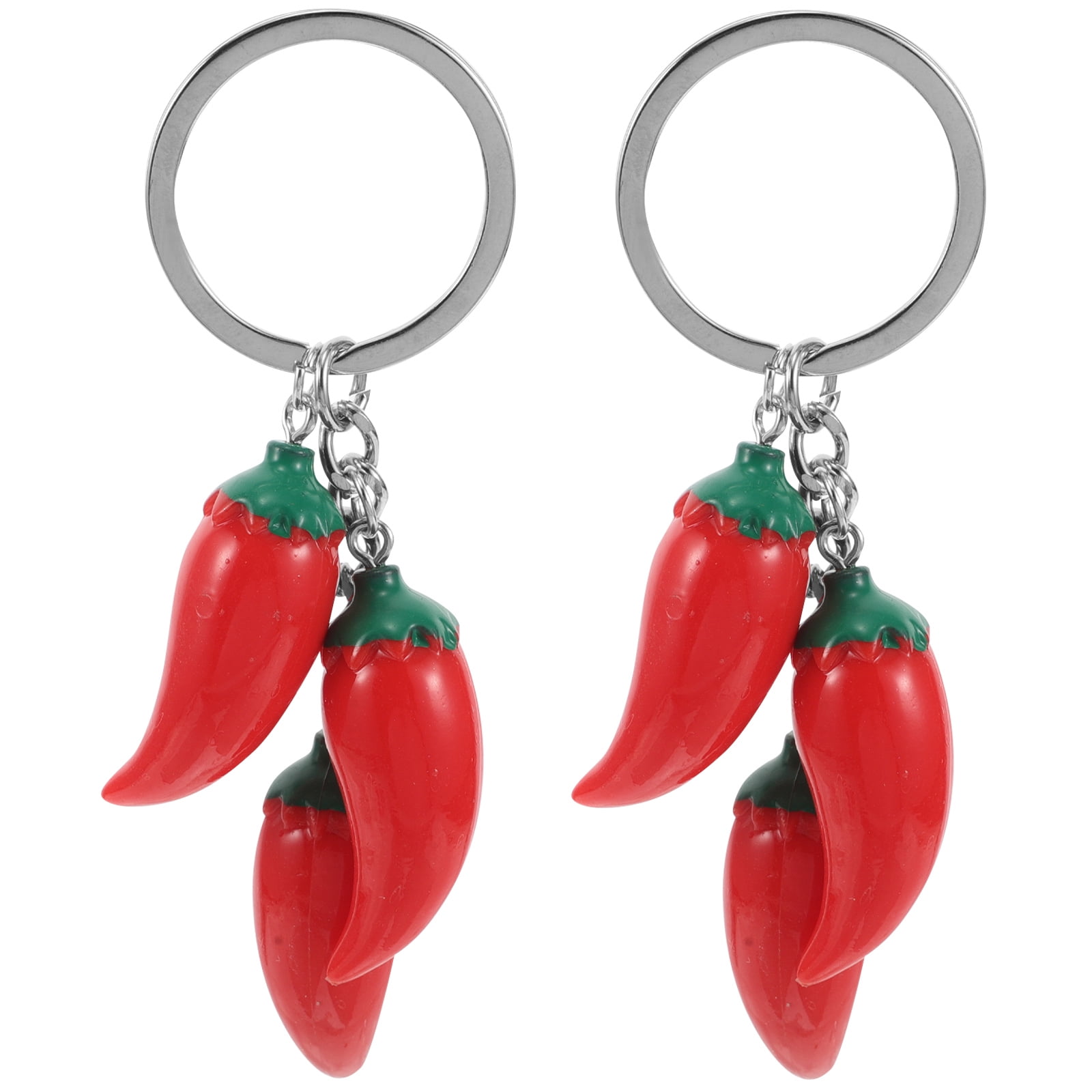 Click here for Alvinma Red Imitation Chili Pepper Keychains Made... prices