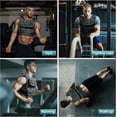 Luku Adjustable 45 lbs Iron Weight Vest for Men - Perfect for Home ...