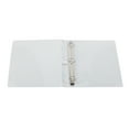 Exceed 3-Ring Heavy Duty Binder, 1 inch, White, Slant D-Ring - Walmart.com
