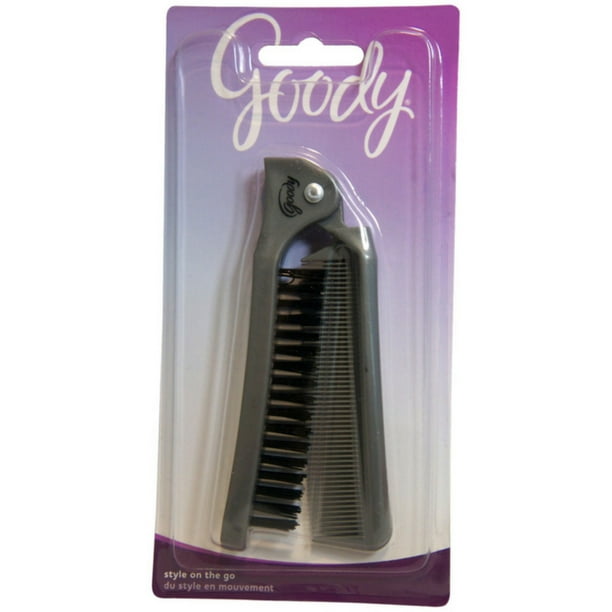 Goody Style On The Go Folding Brush & Comb, Colors May Vary 1 ea (Pack ...