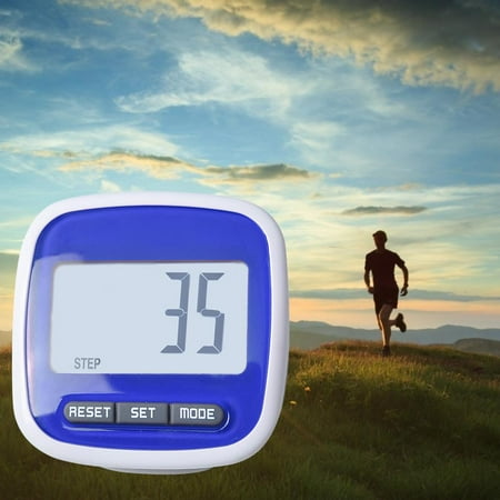 Simple Pedometer LCD Dispaly 3D Walking Step Counter Pedometer Running ...